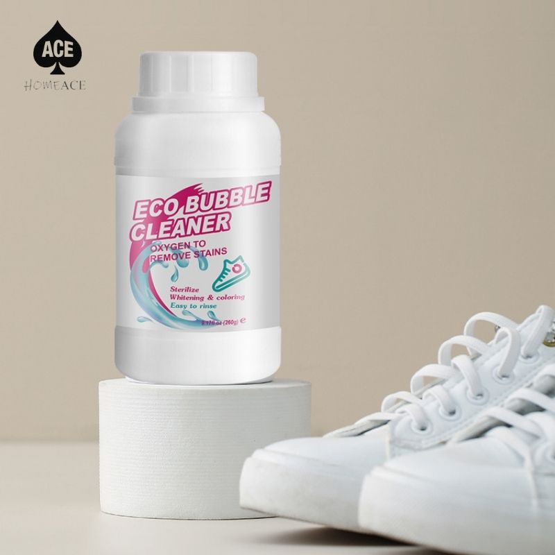 HomeAce Shoe Whitening Cleaner White Active Oxygen Bubble Powder ...