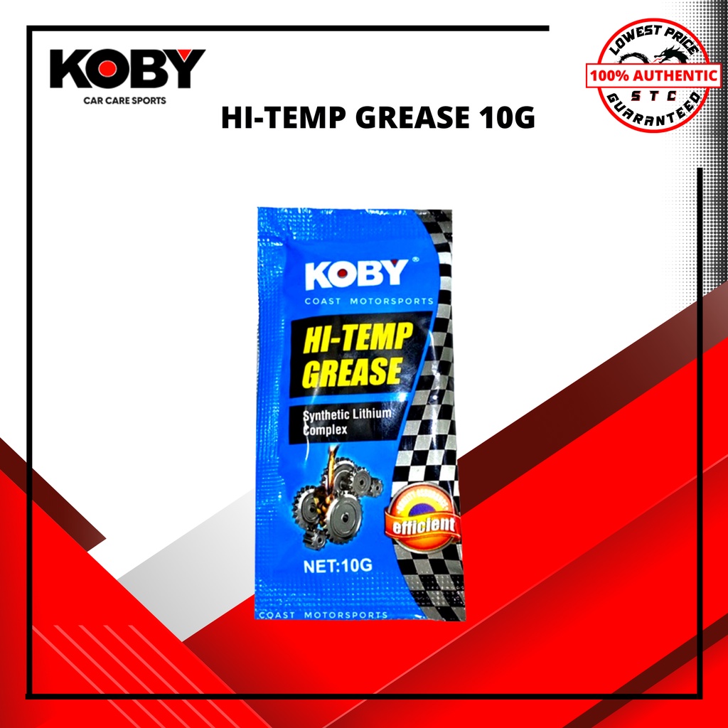 Koby Hi-Temp Grease 10G MULTI-PURPOSE LITHIUM COMPLEX GREASE | Shopee ...