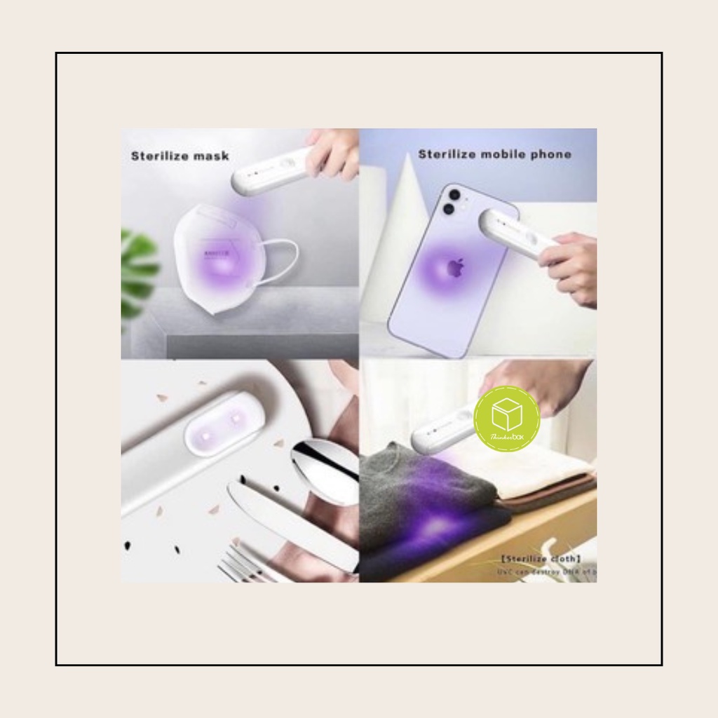 Portable UV-c sterilizer kills 99.9% germs and viruses. | Shopee ...