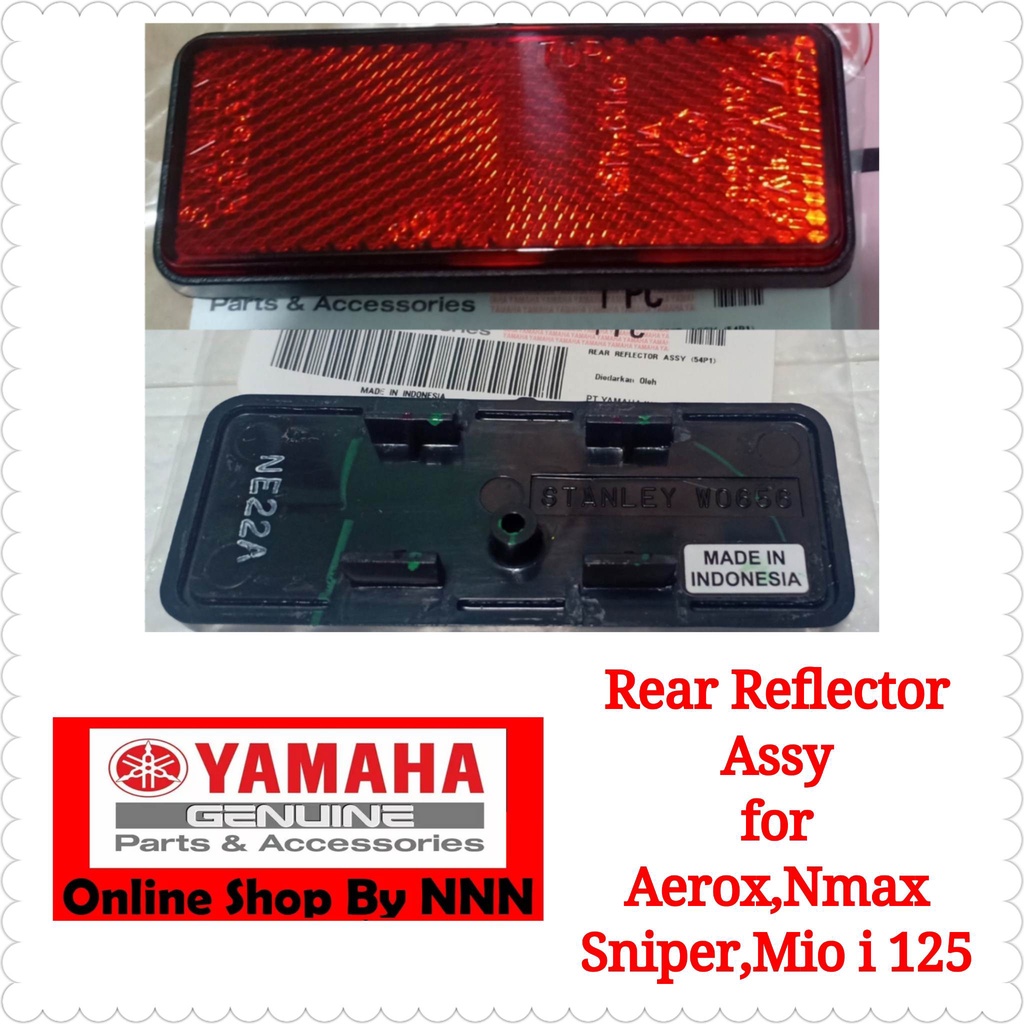 REAR REFLECTOR ASSY FOR AEROX/NMAX/SNIPER/M3 YAMAHA GENUINE PARTS ...
