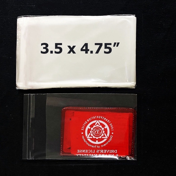 100pcs OPP with Adhesive Clear Plastic Poly Bag (Packaging for Mask ...