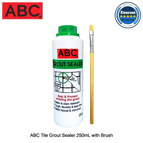 ABC Tile Grout Sealer 250mL with Brush | Shopee Philippines