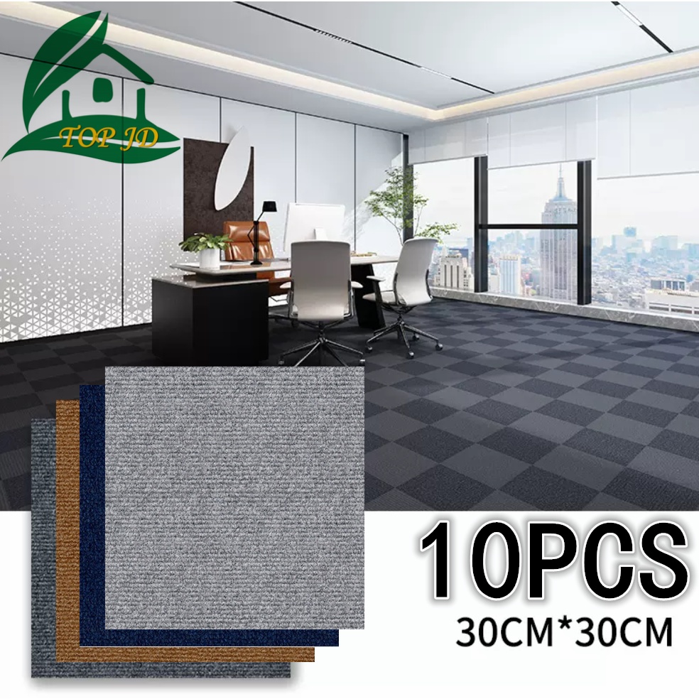10PCS Self Adhesive Carpet Mat Floor Sticker Home Decor carpet office ...