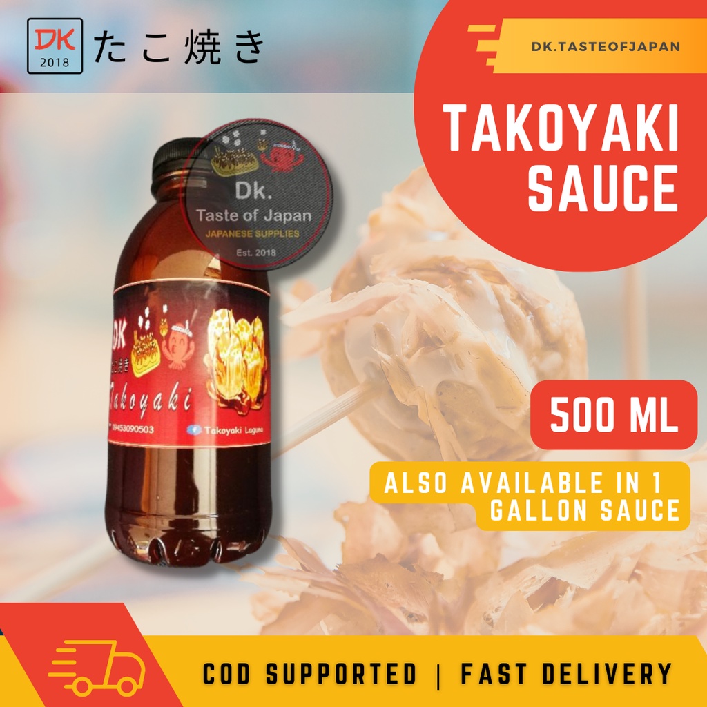 Dk Authentic Takoyaki Sauce | 500 ml | Shopee Philippines