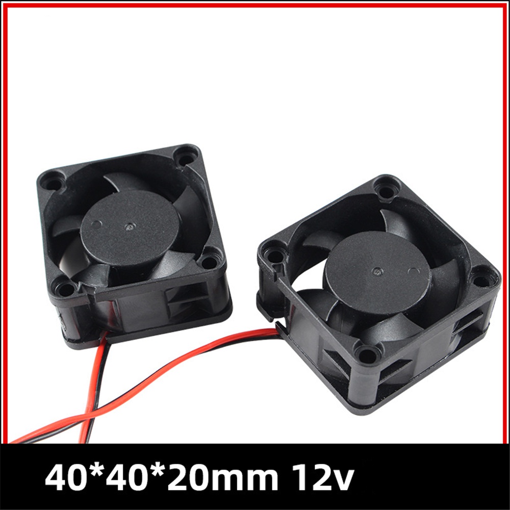 3D Printer part 4020 DC cooling fan 12V Brushless bearing mini cooler 40mm fan radiator ...