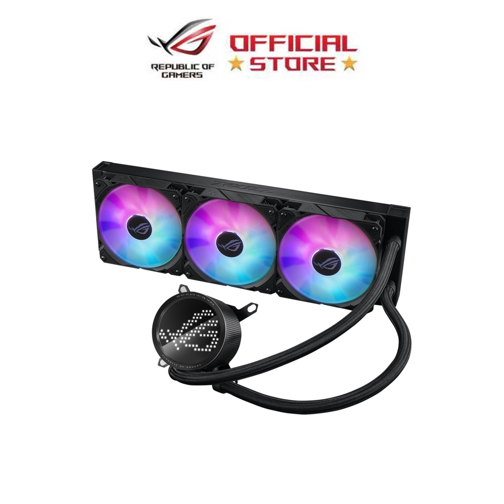Asus ROG RYUO III 360 ARGB Black/White AIO Liquid CPU Cooler w/ Asetek ...