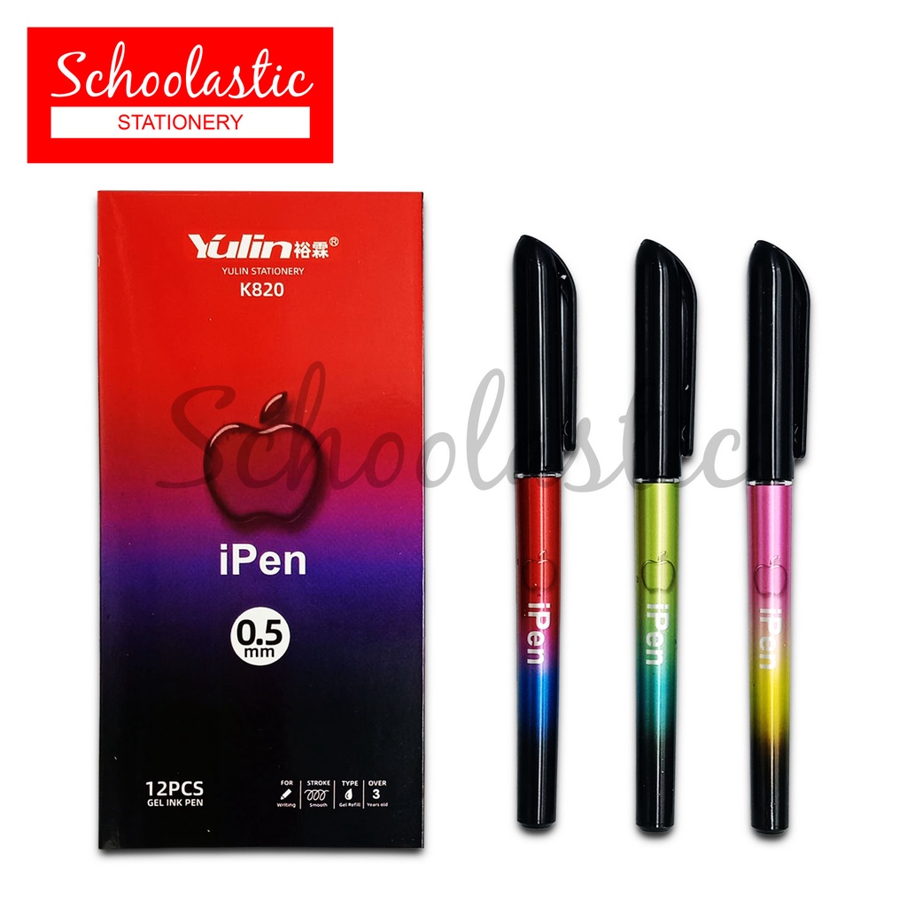 K820 "iPen" Gel Pen (12pcs/box) | Shopee Philippines