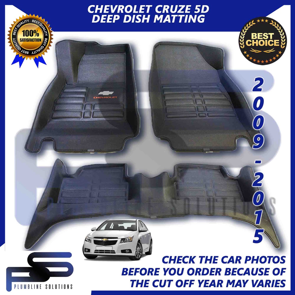 5D Deep Dish Matting for Chevrolet Cruze 2009 2010 2011 2012 2013 2014 ...