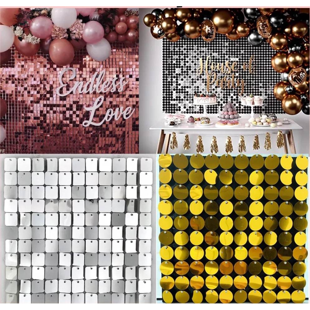 SHIMMER WALL PANEL Backdrop (30x30cm) | Shopee Philippines