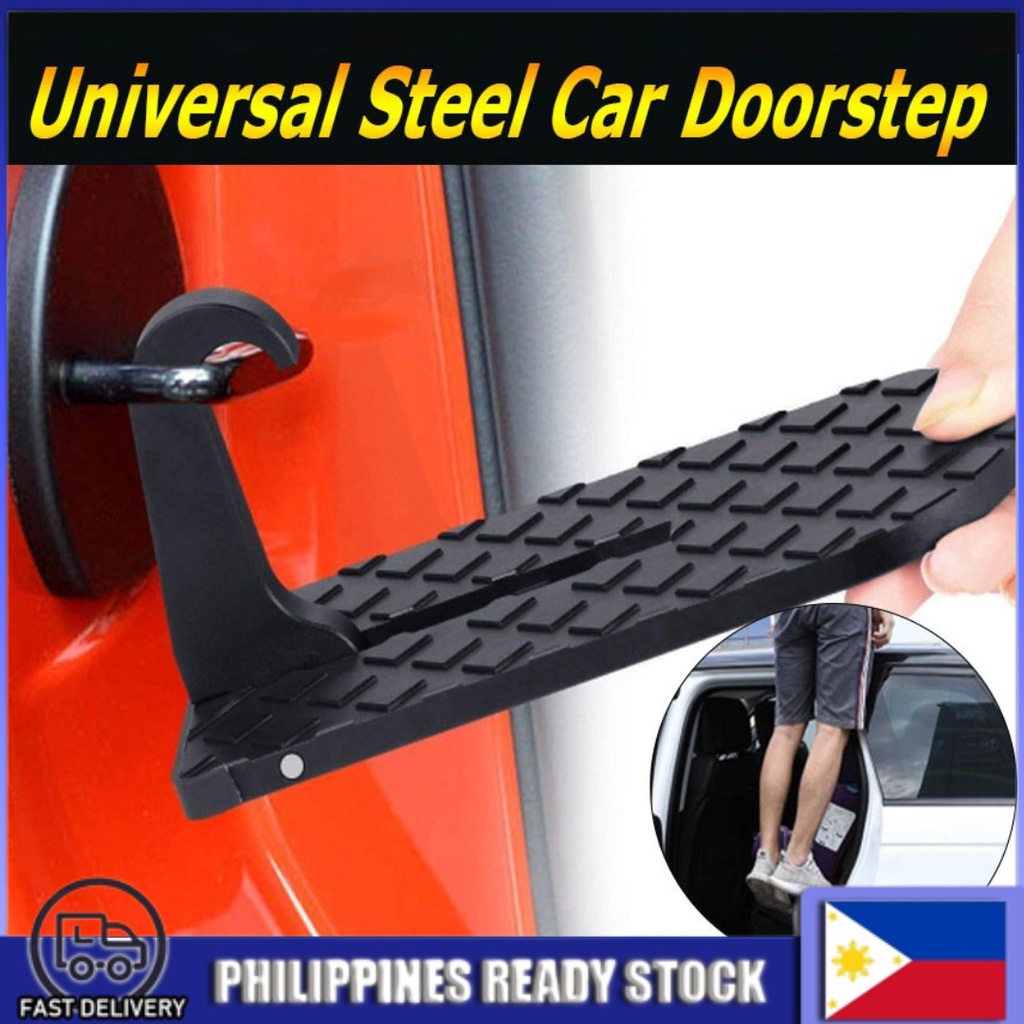 Universal Car Pedal Car Doorstep Vehicle Rooftop Roof Rack Assistance Door Stet Car SUV Tool ...