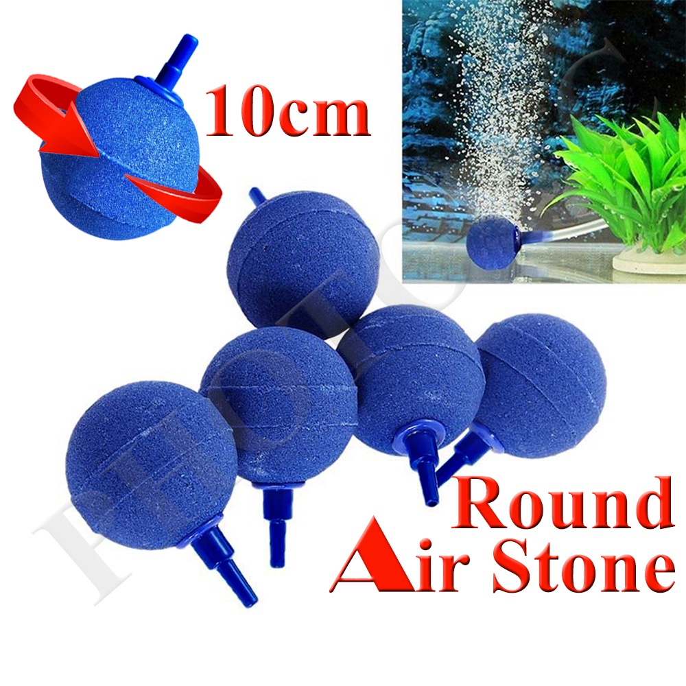 Air Stone Round Aquarium Bubble Diffuser Blue-10cm | Shopee Philippines