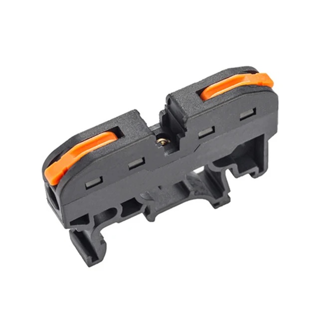 PCT-211 Din Rail Type Quick Wire Connector Compact Splicing Conductor Cable Terminal | Shopee ...