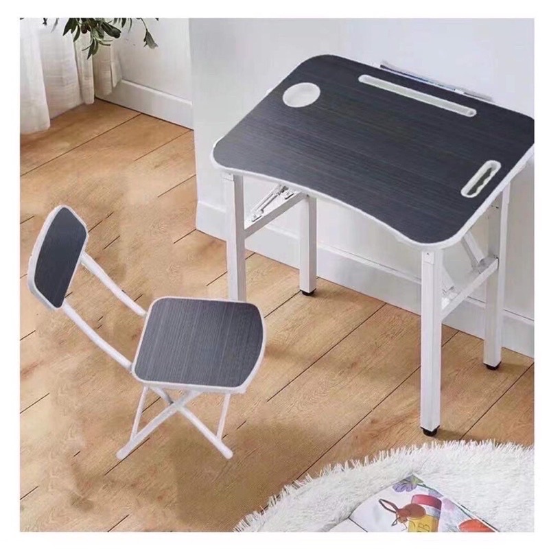 Foldable Kids Study Table With Chair Cartoon Desk Ergonomic Tables And ...