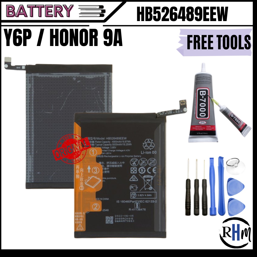 Y6P Battery (HB526489EEW) | Shopee Philippines