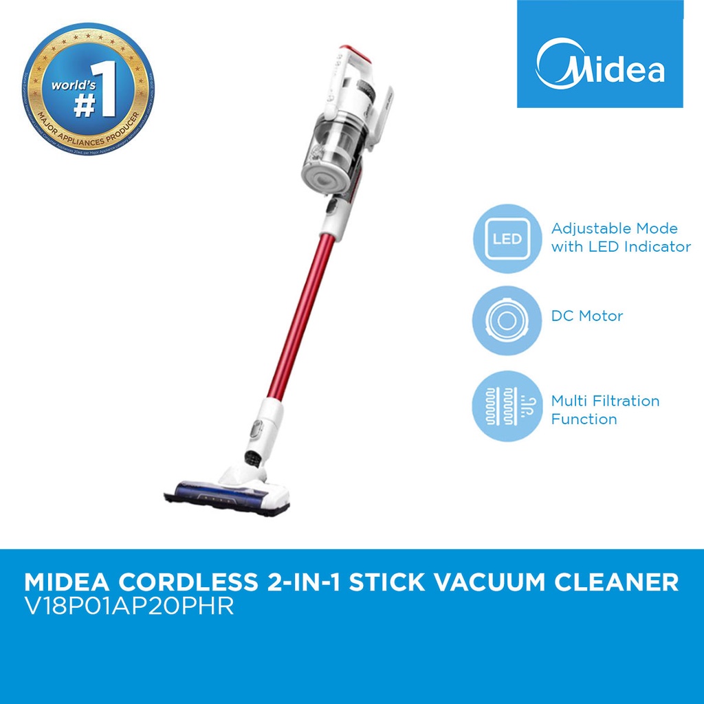 Midea Cordless 2-in 1 Stick Vacuum Cleaner | Shopee Philippines