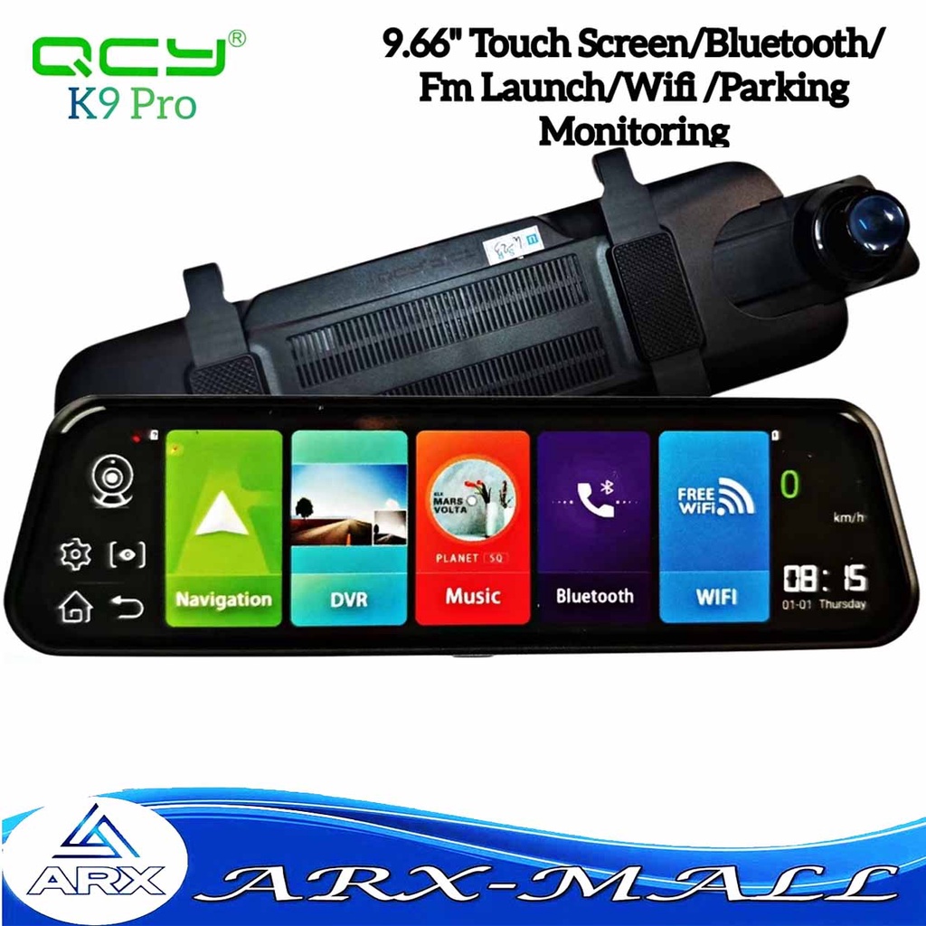 ORIGINAL QCY K9 PRO 4G CAR DVR 9.66" TOUCH SCREEN | Shopee Philippines