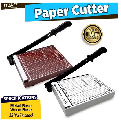 QUAFF WOOD TYPE PAPER CUTTER SIZE FOR A3/B4/A4/A5（7×8） | Shopee Philippines