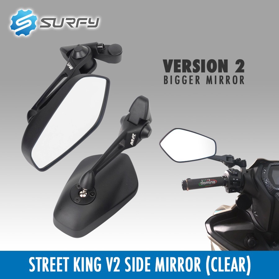 Street King Side Mirror V2 Blue Lens | Shopee Philippines