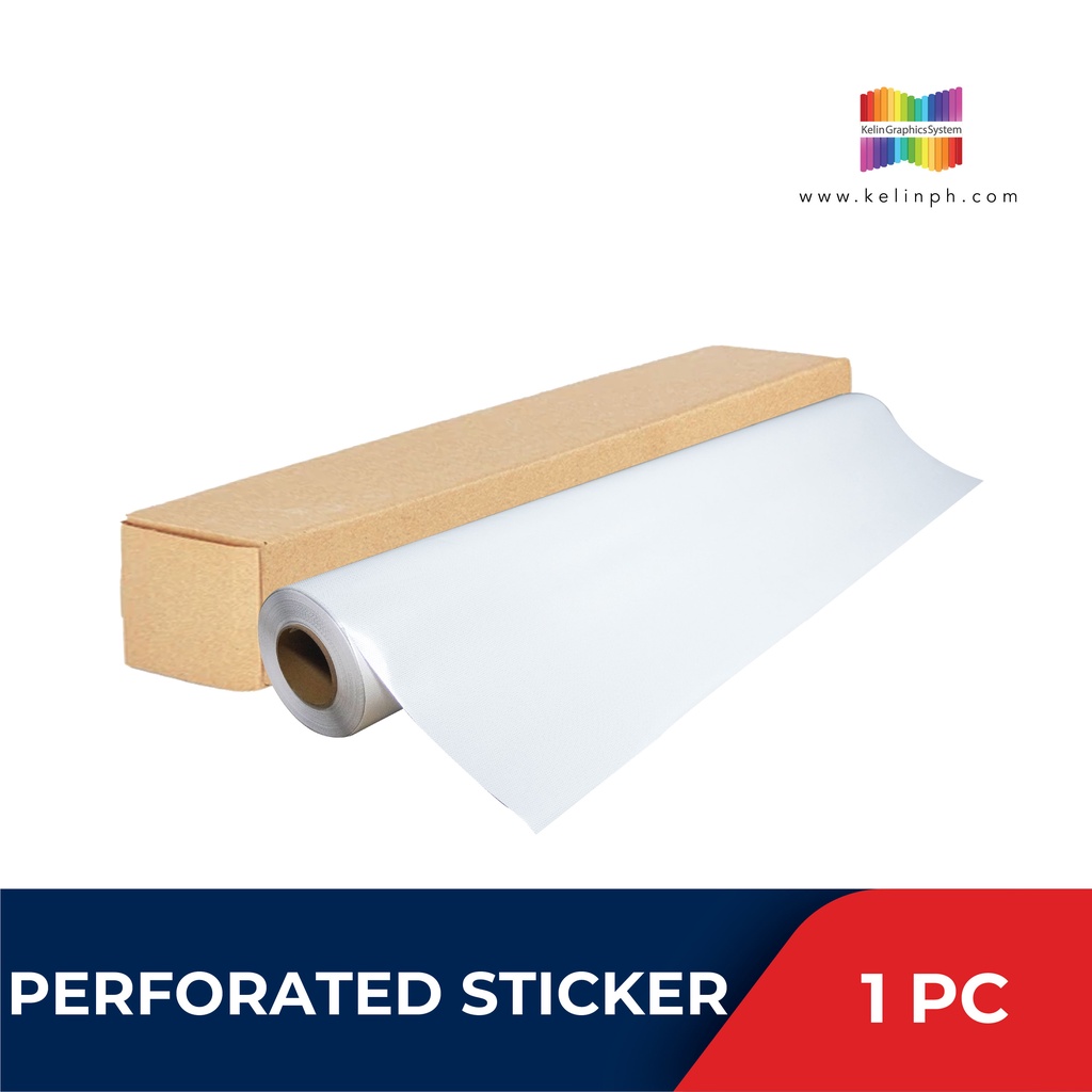 KGS Sofie Perforated Sticker 164ft x 4.5ft for product labels, decals ...