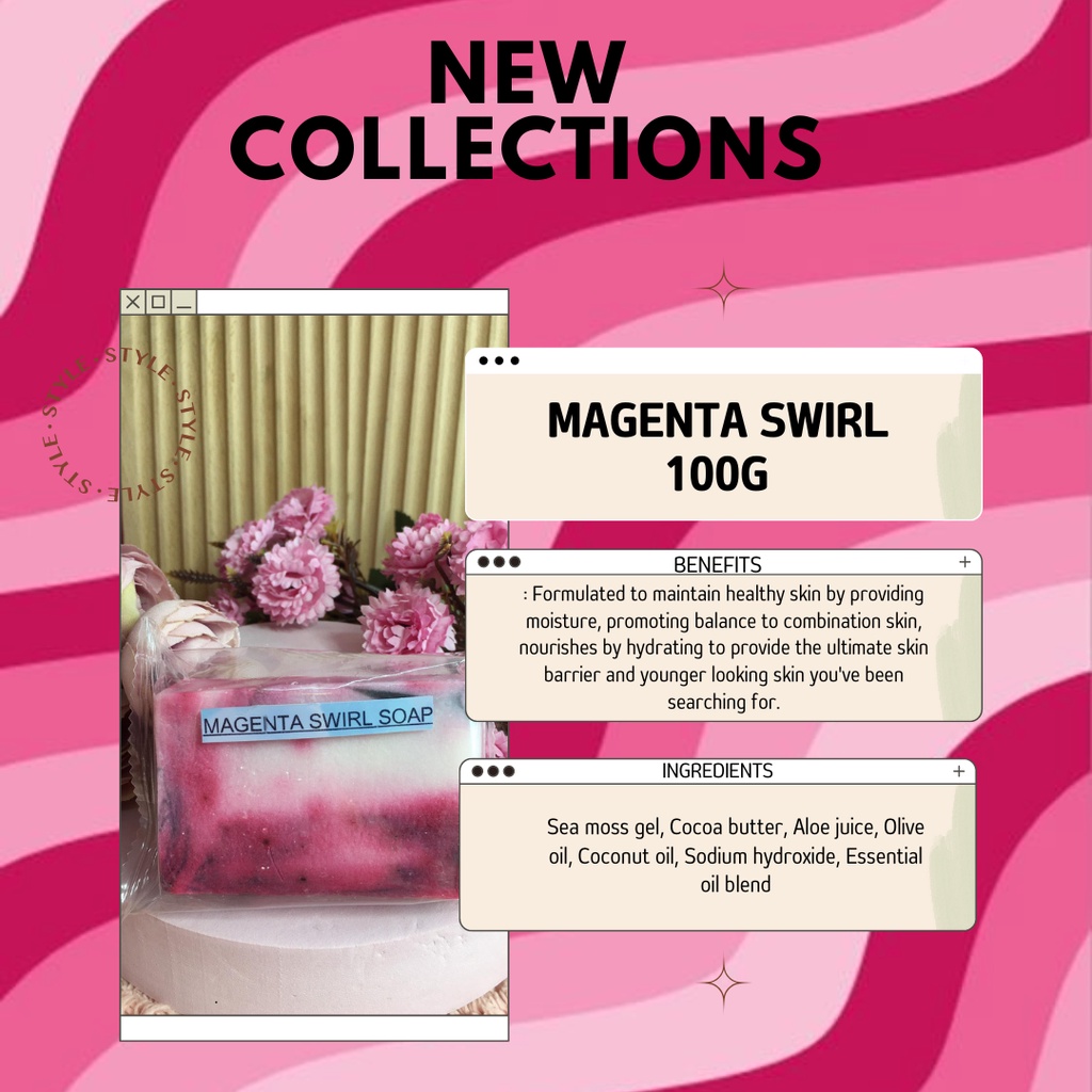 MAGENTA SOAP 100G (OPEN FOR REBRANDING) | Shopee Philippines