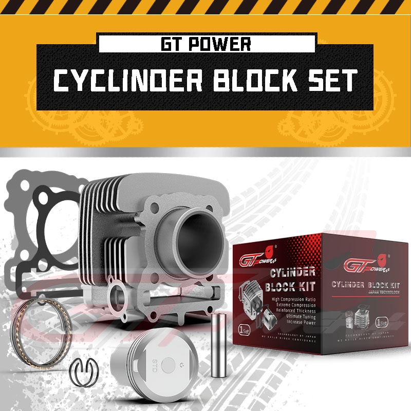 ⭐️GT Power Cylinder Block Set MIO I 125 / MIO I 125 M3 STD Φ52.4MM ...