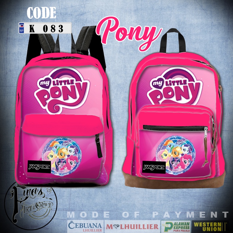 Gawang Bataan Backpack Pony Design Batch 1 | Shopee Philippines