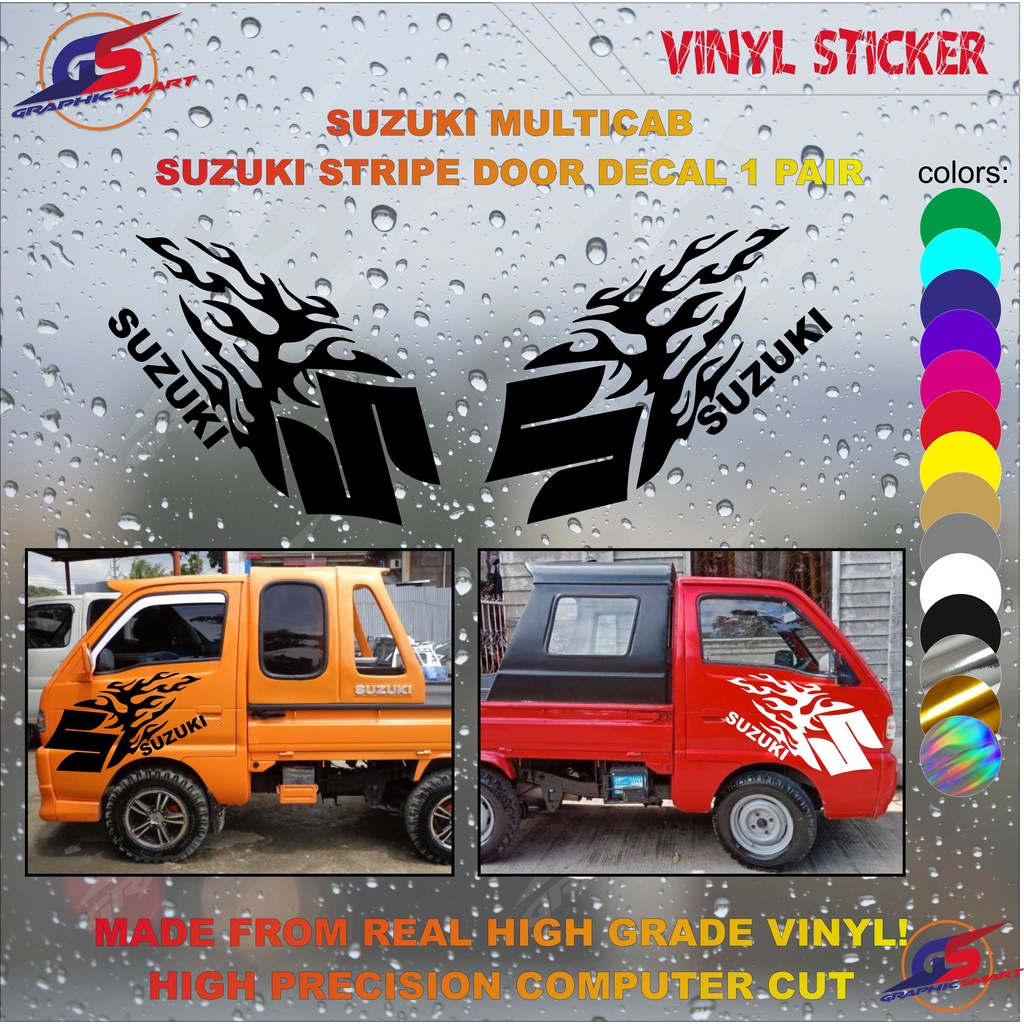 Suzuki Multicab Body Decals -Stripping Decal High Quality Vinyl Sticker ...