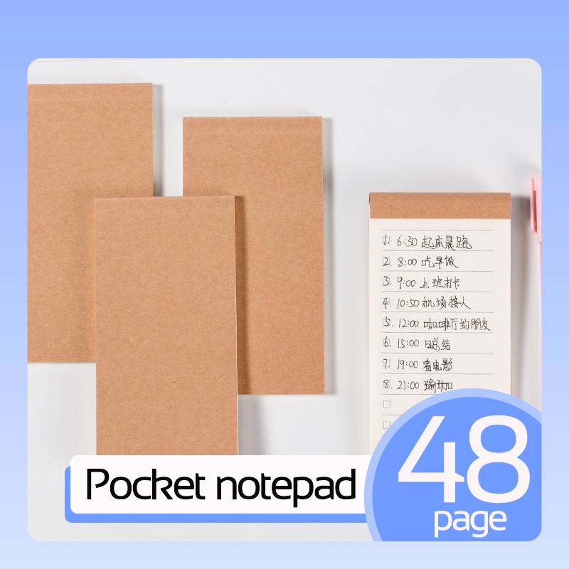 Portable Flip Up Notebook Memo Simple Message Pocket Memo Notebook ...