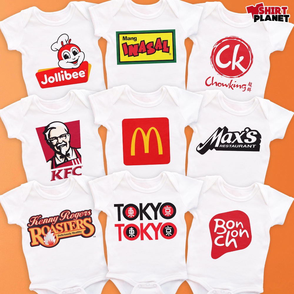 Shirt planet Fast food Theme Jollibee,Mcdo,Inasal,BonChon,Chowking Max ...