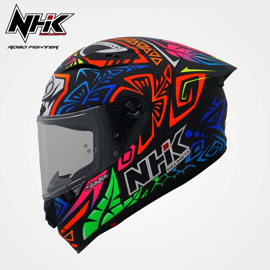 NHK GPR TECH REMY 2 TRIBE SINGLE VISOR WITH FREE CLEAR VISOR | Shopee ...