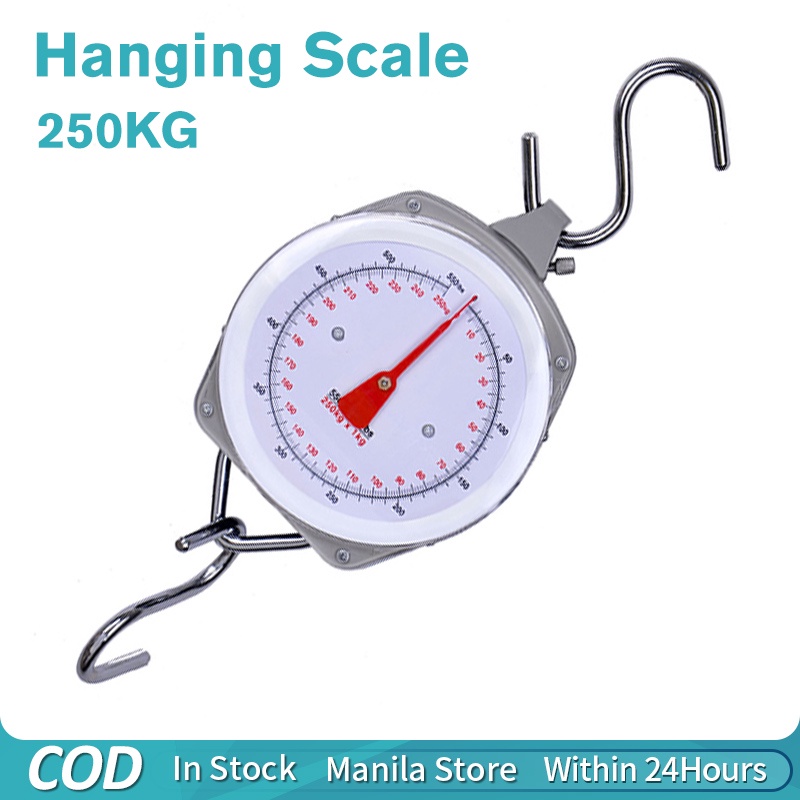 Dial Style Mechanical Hanging Scales 250KG Heavy Duty Industrial ...