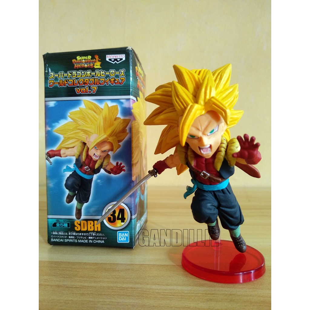 Dragon Ball Super Heroes GOKU SSJ3 WCF Authentic Figure | Shopee ...