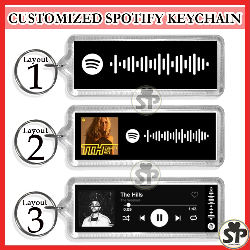 Customized Spotify Acrylic Keychain | Shopee Philippines