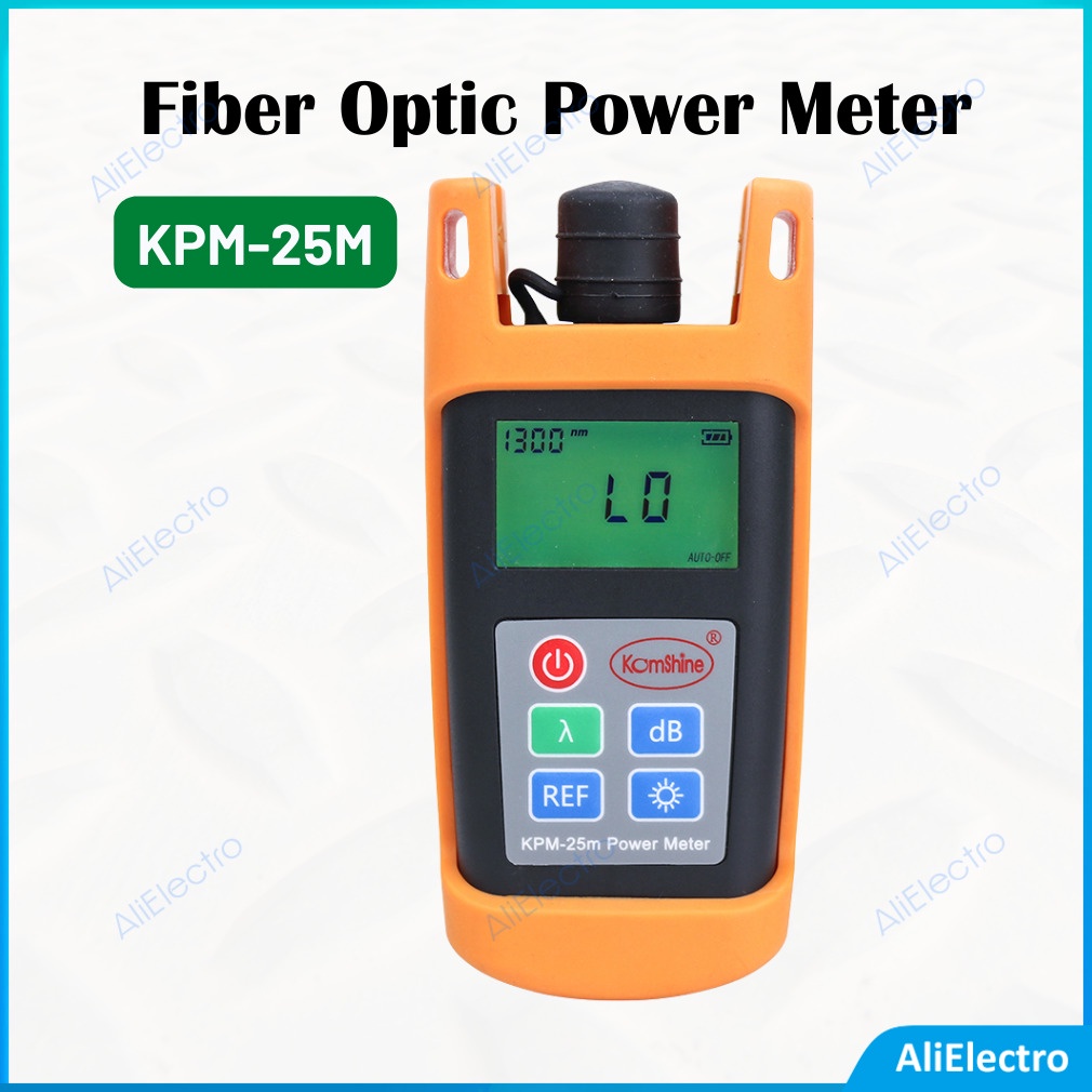 Handheld Fiber Optical Test Tool FTTH Fiber Optic Power Meter KPM-25M ...