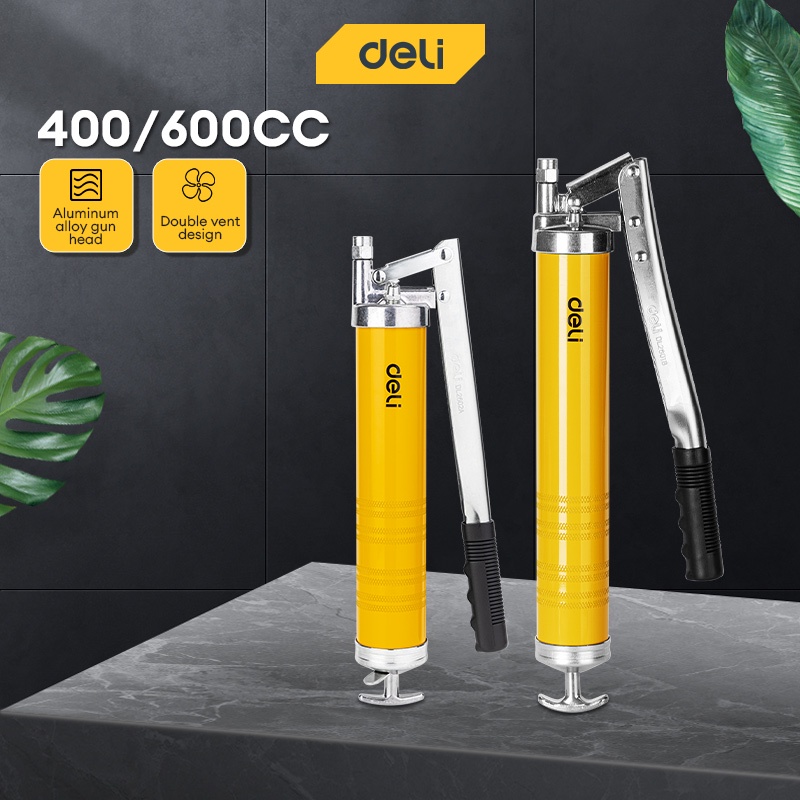 Deli 400/600CC Grease Gun Heavy Duty Multifunctional Bearing Pump ...
