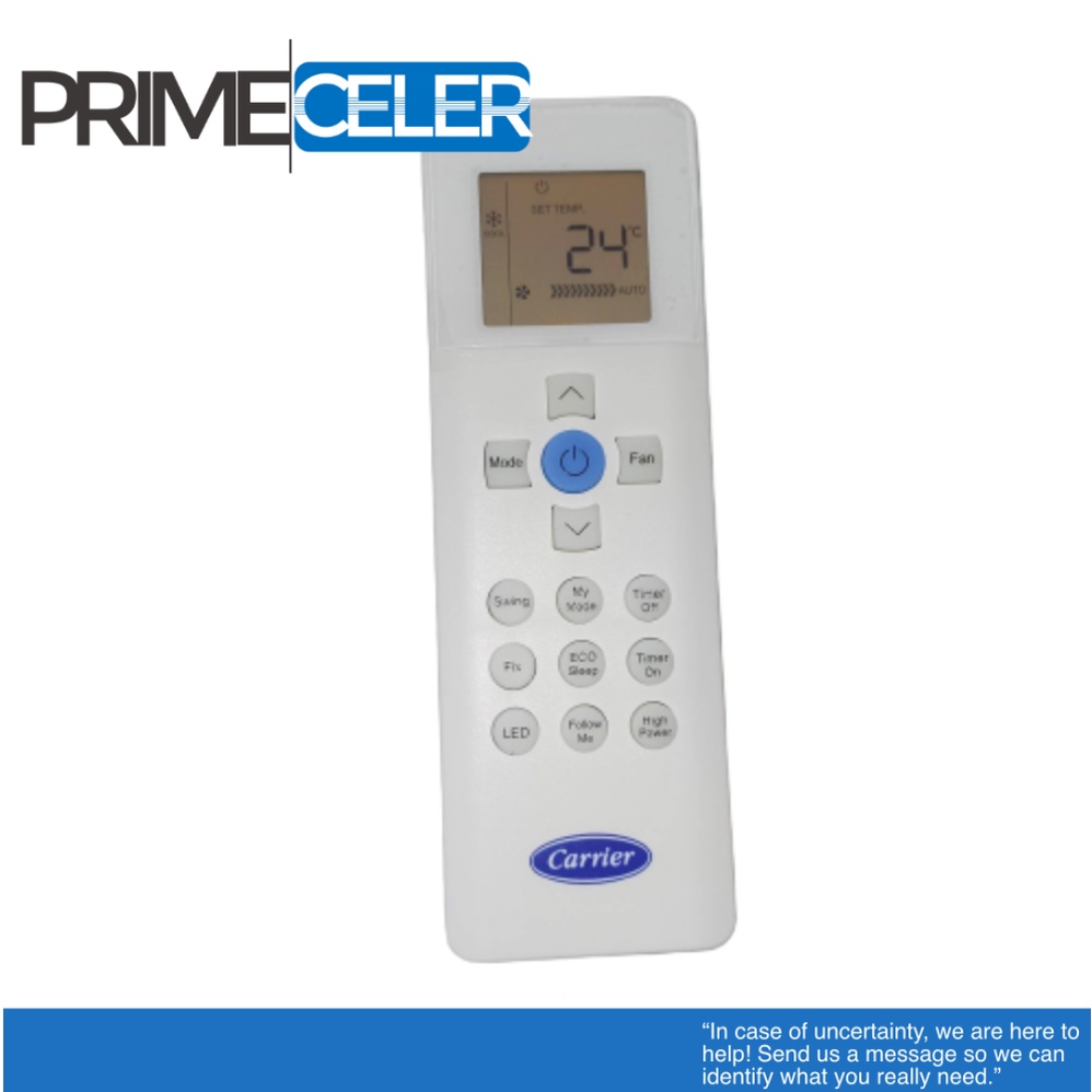 Remote Control for Carrier Aircon Unit (Model: 42CUV036308 ...