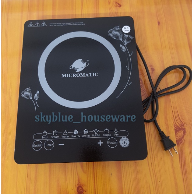 Micromatic MIC-21 1600watts 8 Multiple Cooking Functions Induction Cooker | Shopee Philippines