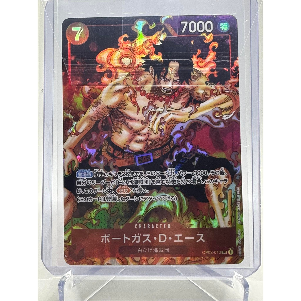 ACE AA (OP-02 PARAMOUNT WAR ONE PIECE CARD GAME) | Shopee Philippines