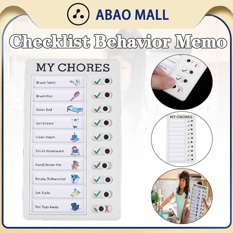Portable Blank Memo Checklist Board Detachable Multifunctional Self ...