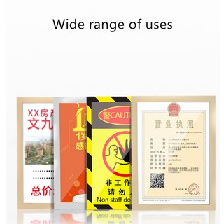 【COD】 A4 A3 Multi-function Photo frame Wall sticker Display card ...