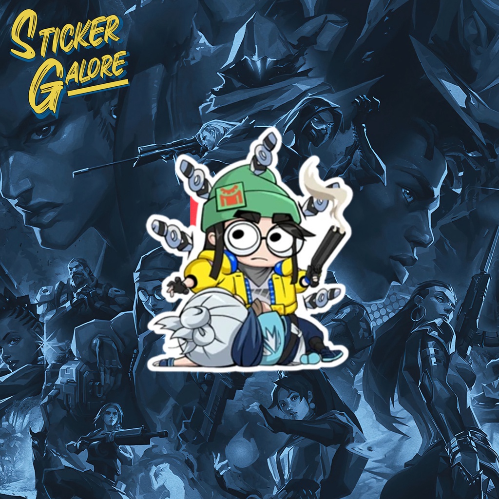 KILLJOY VALORANT SPRAY STICKERS (WATERPROOF AND SCRATCH PROOF, VINYL ...