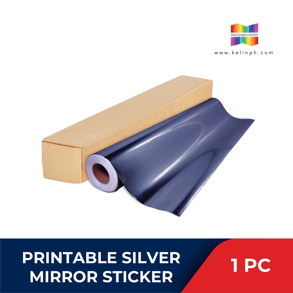 KGS Sofie Printable Silver Mirror Sticker 164ft x 4.2ft for product ...