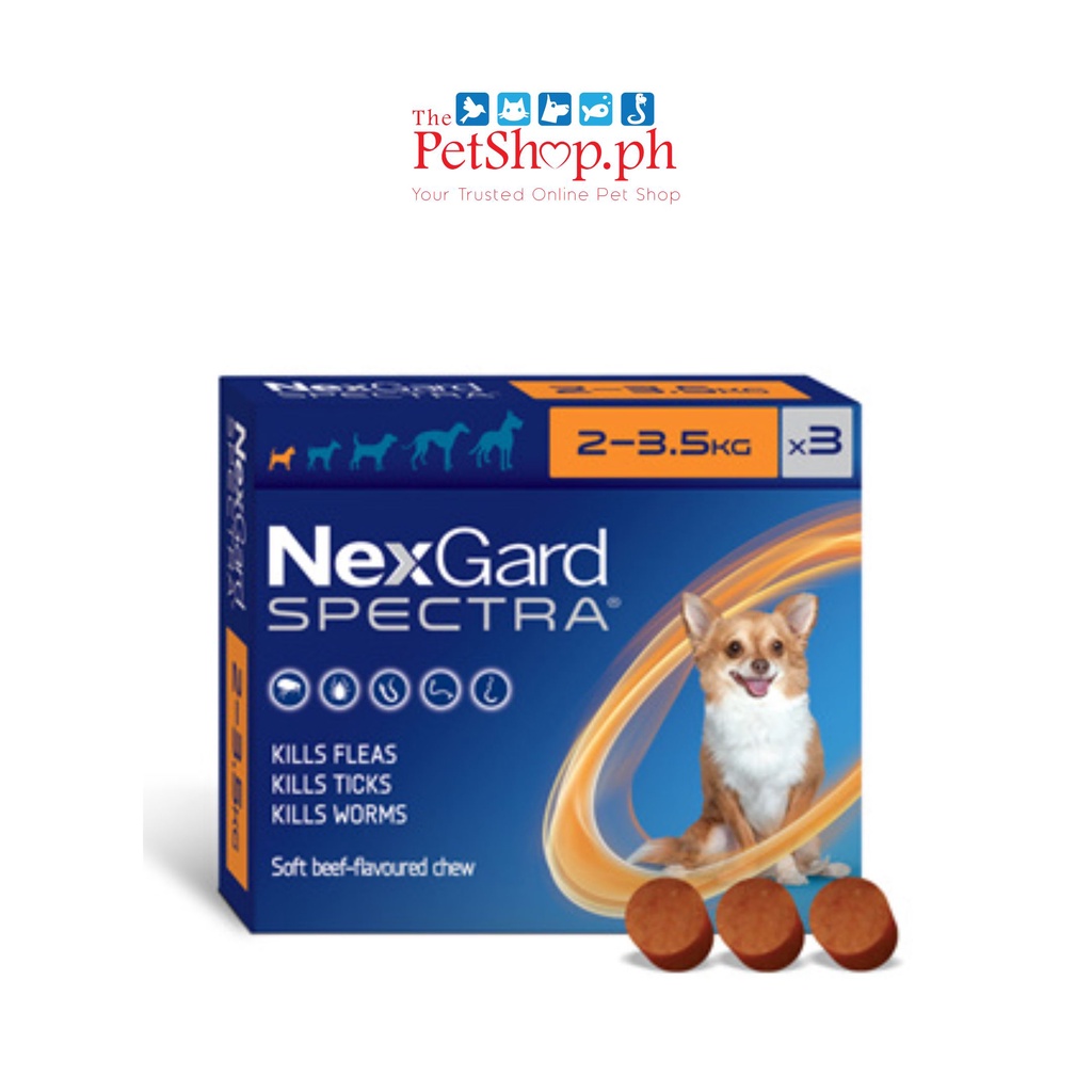NexGard Spectra Chewable 2-3.5kg ( 1 Tablet ) | Shopee Philippines