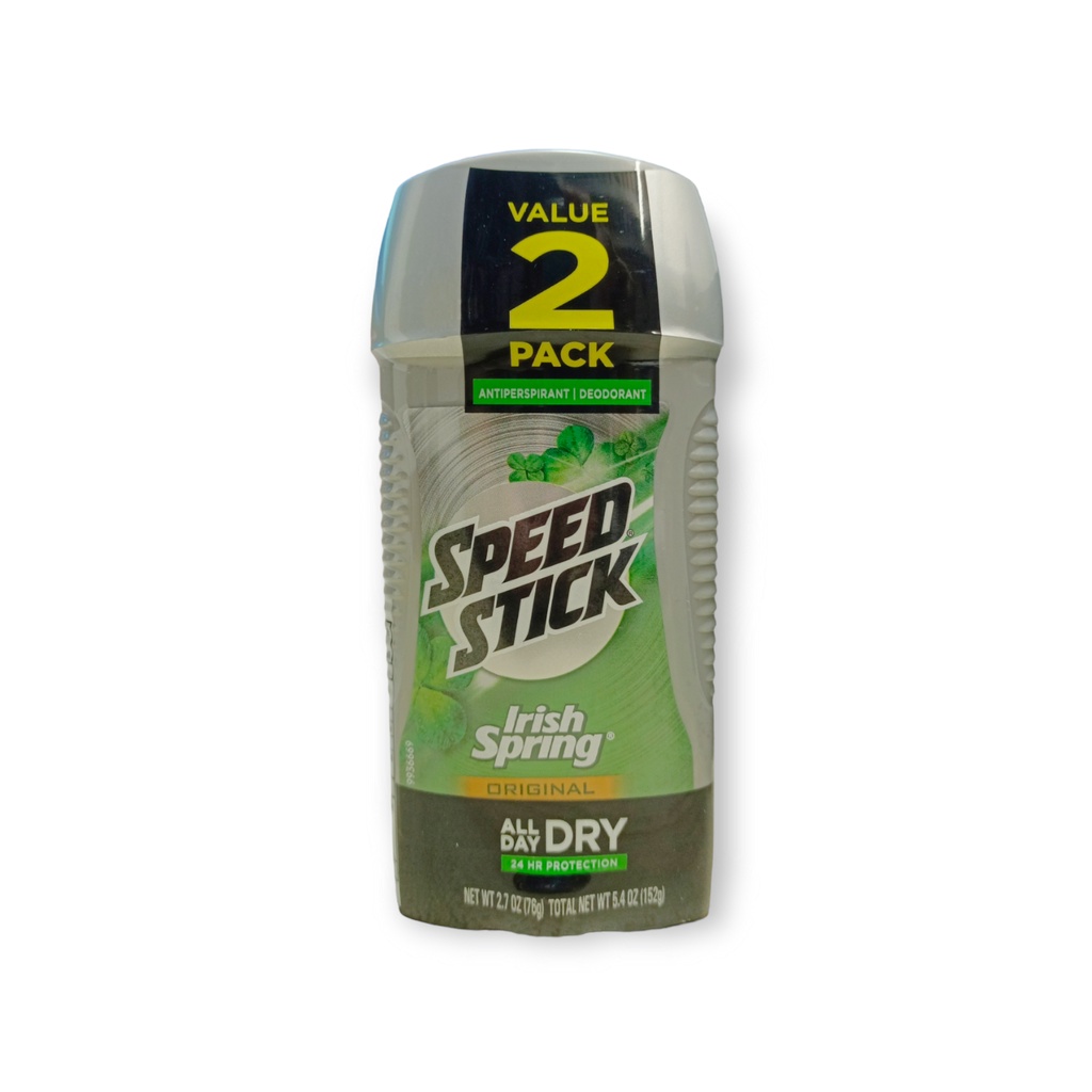 (USA) Speed Stick Antiperspirant/Deodorant. Irish Spring Original Scent ...