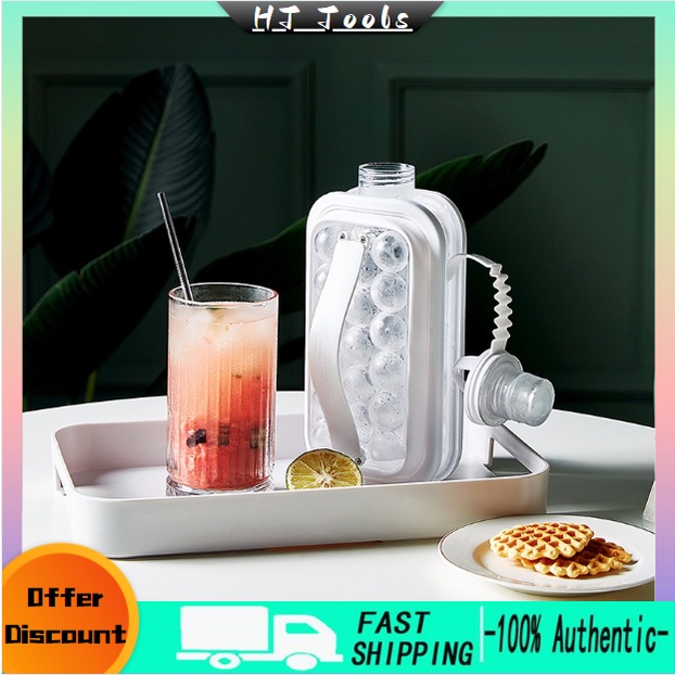 NEW Ice Ball Maker Kettle Kitchen Bar Accessories Gadgets Creative Ice Cube Mold 2 In 1 Multi ...