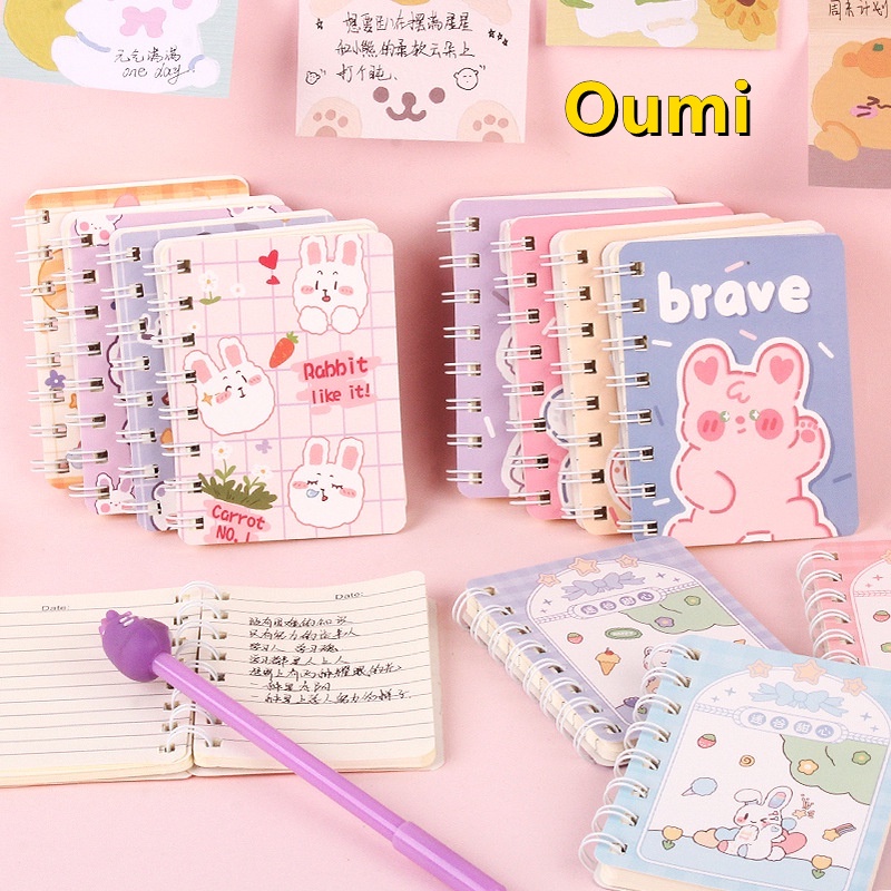 Oumi Muji Styled Mini Cartoon Coil Notebook | Shopee Philippines