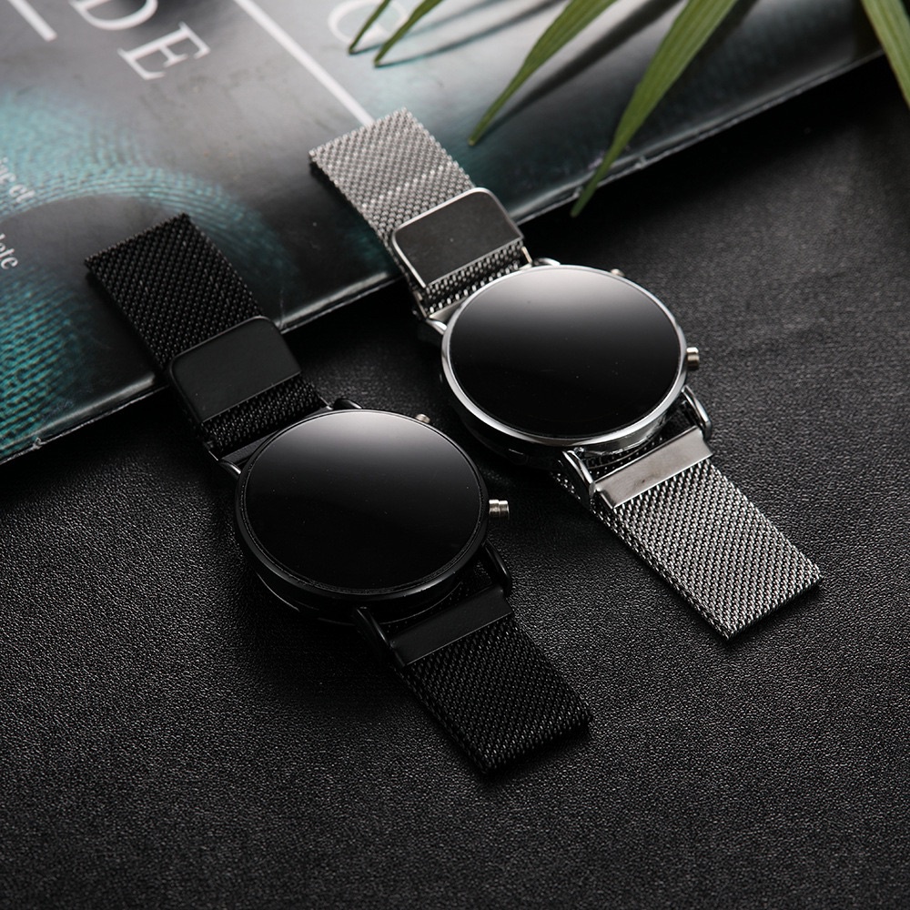 New LED Magnet Buckle Watch Creative Sports Digital Watches | Shopee ...
