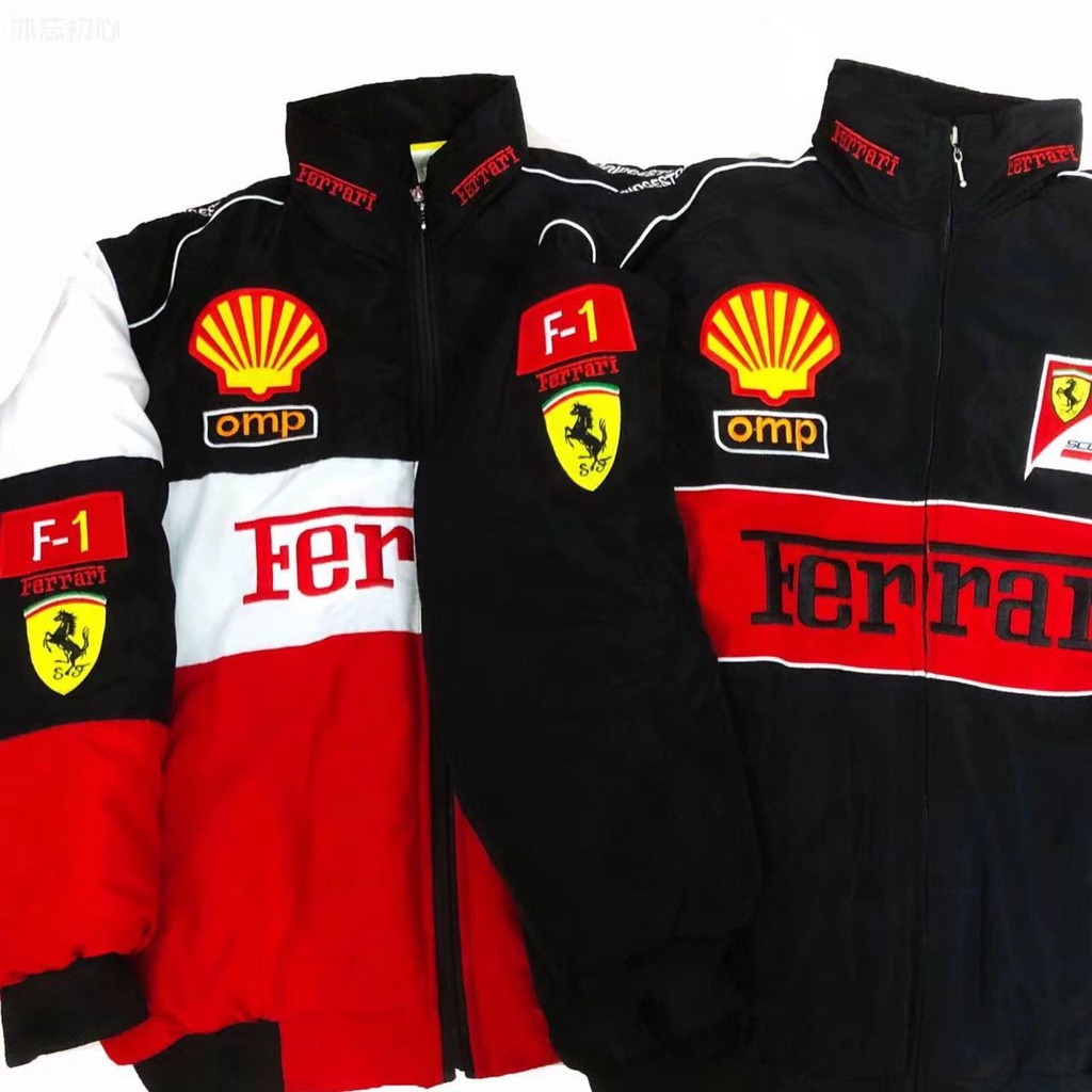 F1 racing Ferrari motorcycle clothing loose cycling jacket autumn and ...
