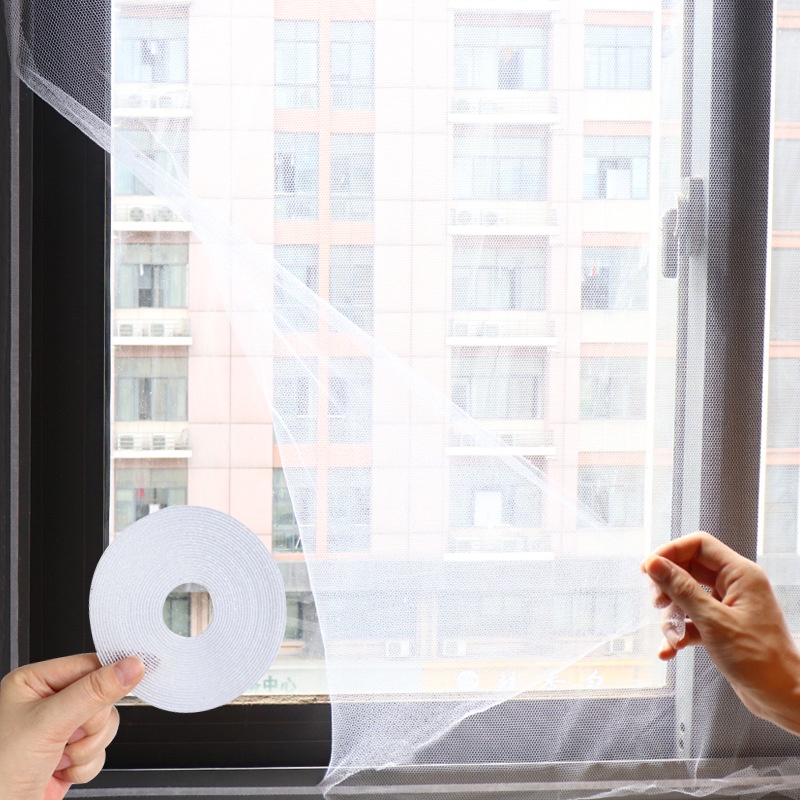 DH 130x150cm Window Screen Net Mosquito Screening Net With Magic Velcro ...