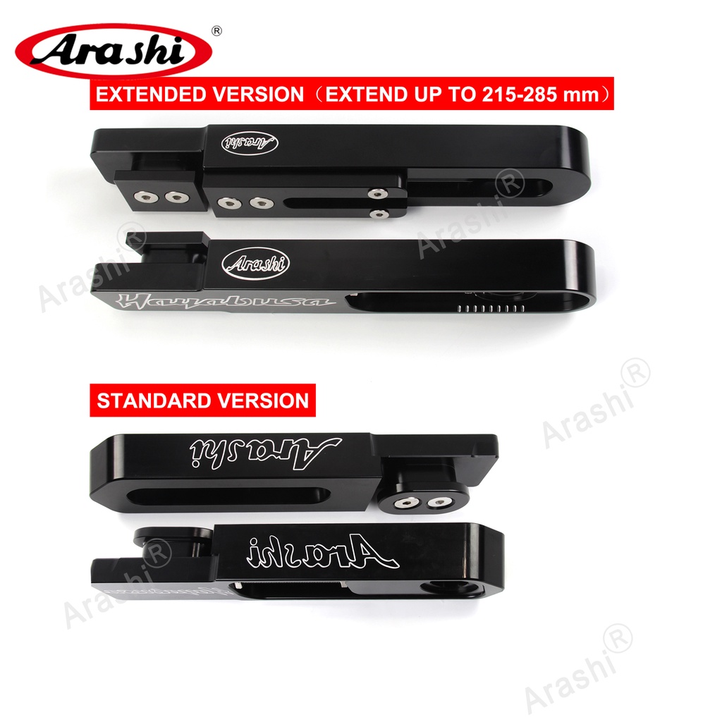 Arashi Swingarm Extension Kit For SUZUKI HAYABUSA 1999 - 2022 Gen 1 2 3 ...